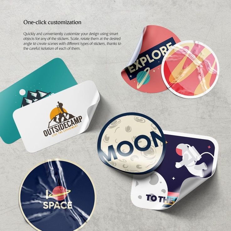 Custom Sticker Printing - Printing Material